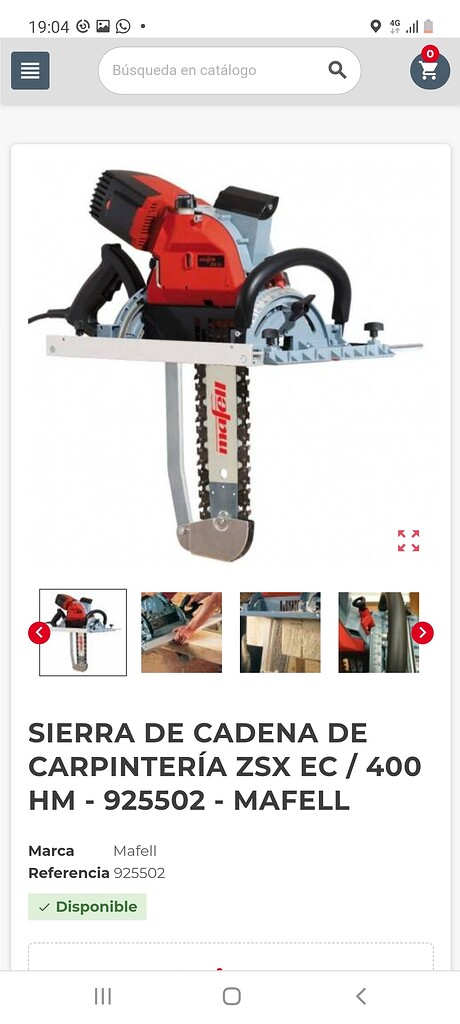 Sierra mafel de cadena szx ec 400 hm o sierra circular mafell mks 185 ...