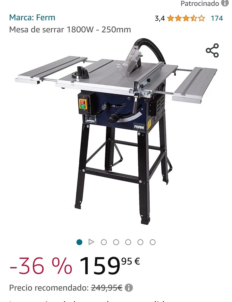 Ofertas - sierra de mesa "sencilla" - Página 2 - Maquinaria y ...