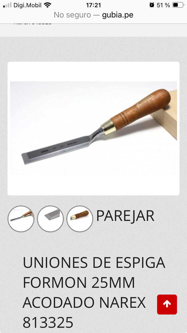 ¿Como se llaman este tipo de formones? - Herramienta manual - Foromadera